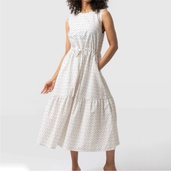 Saint + Sofia | Dresses | Saint Sofia Kara Sparkle Fleck Tiered Midi Dress | Poshmark